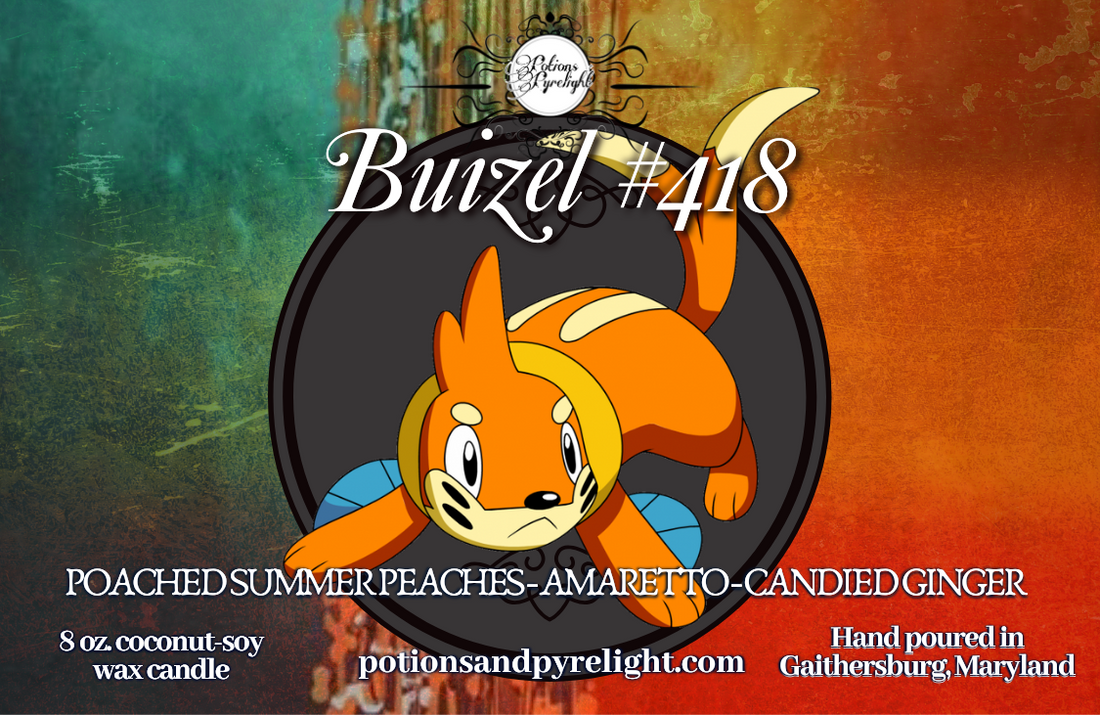Pokemon - #418 Buizel Fandom Scented Jar Candle – Potions & Pyrelight