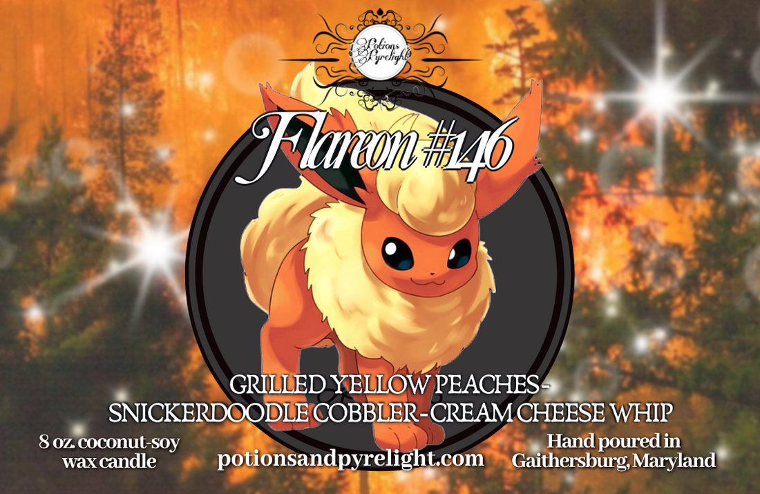 Pokemon - #146 Flareon Fandom Scented Candle – Potions & Pyrelight