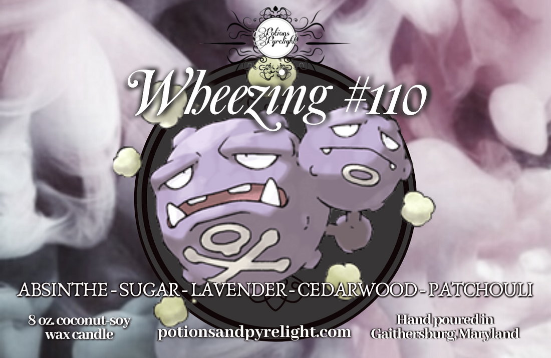 Pokemon - #110 Wheezing Fandom Scented Candle – Potions & Pyrelight