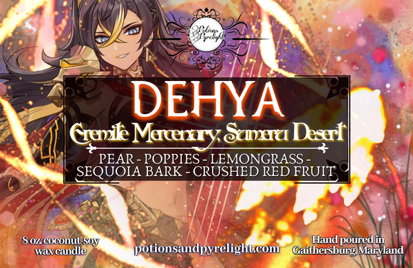 Genshin Impact - Dehya - Eremite Mercenary, Sumeru Desert Fandom Candle ...